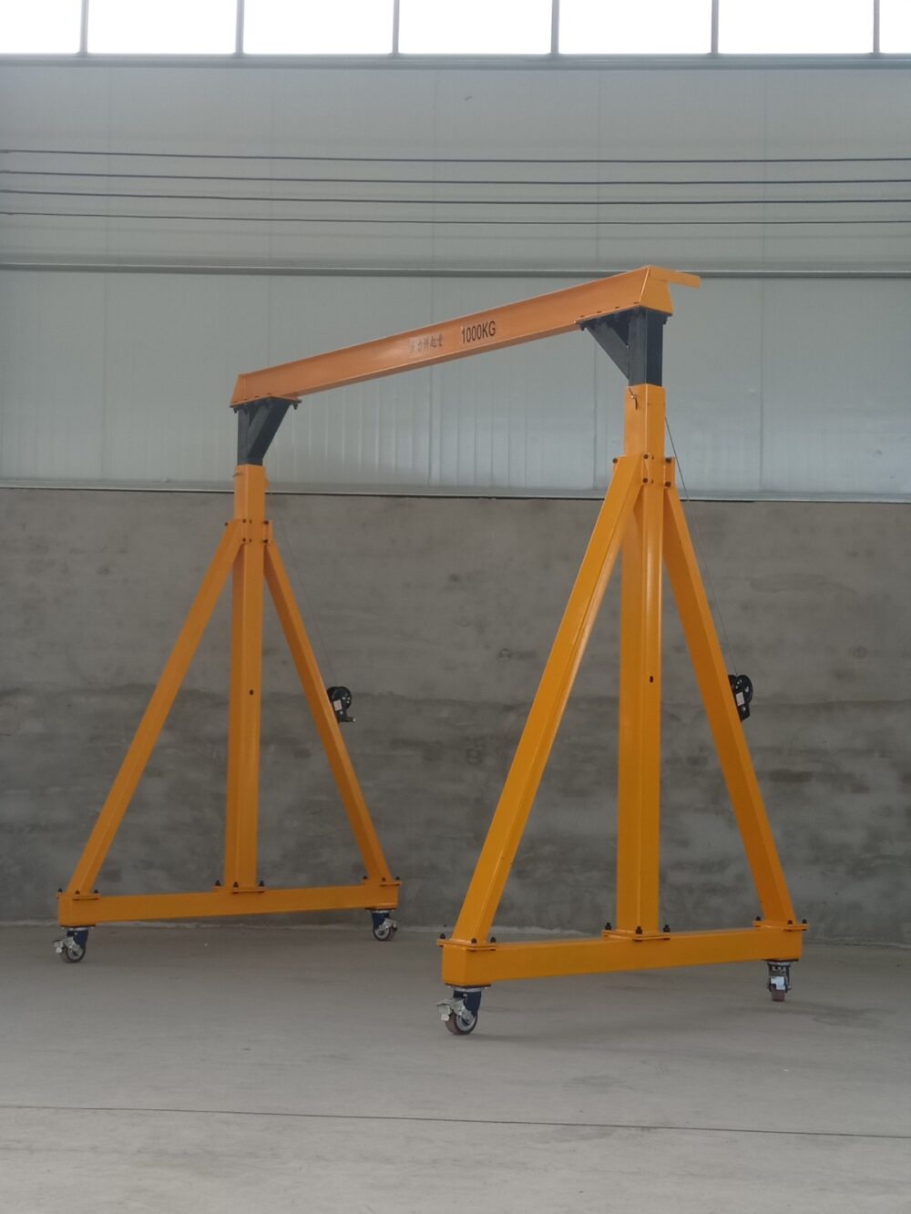 MOBIL TRAVERSKRAN 2 Tons med 2 stk talje - ES MASKINER